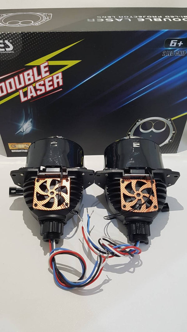 Aes Projector Bi Led Biled Double Laser AES 3 Inch Double Laser UX2 14 ...