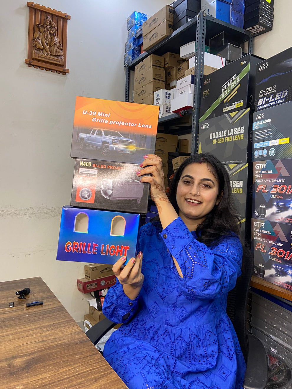 Car Mini GRILLE Bi-Led Projector Light – Caroxygen