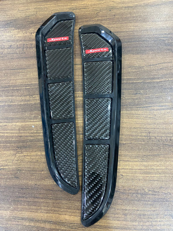 ar Decorative Air Flow Duct Racing Side SCOOP Vent Air Flow Sticker un ...