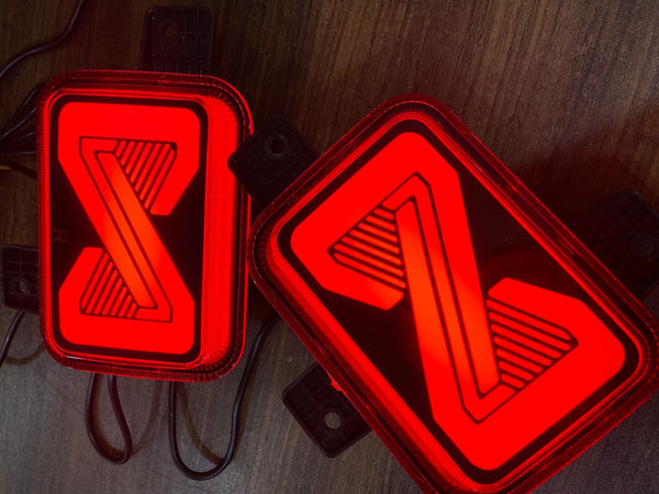 THAR REAR REFLECTOR LIGHT/THAR BUMPER LIGHT (set of 2) WITH INDICATOR ...