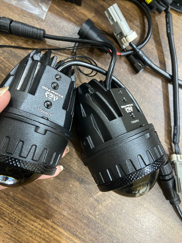 AES 2 inch Laser Fog Projector Blue Lens -60 w - caroxygen