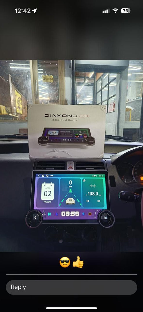 11.8inch FHD Diamond Series 2K Car Android Stereo Touch Screen 4+64 4G ...