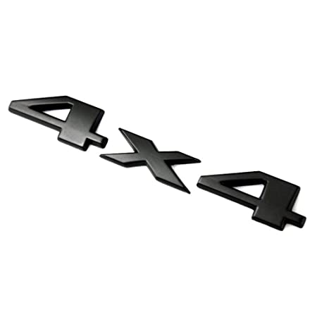 4X4 Logo Sticker for All Cars, Metal (Silver) - caroxygen