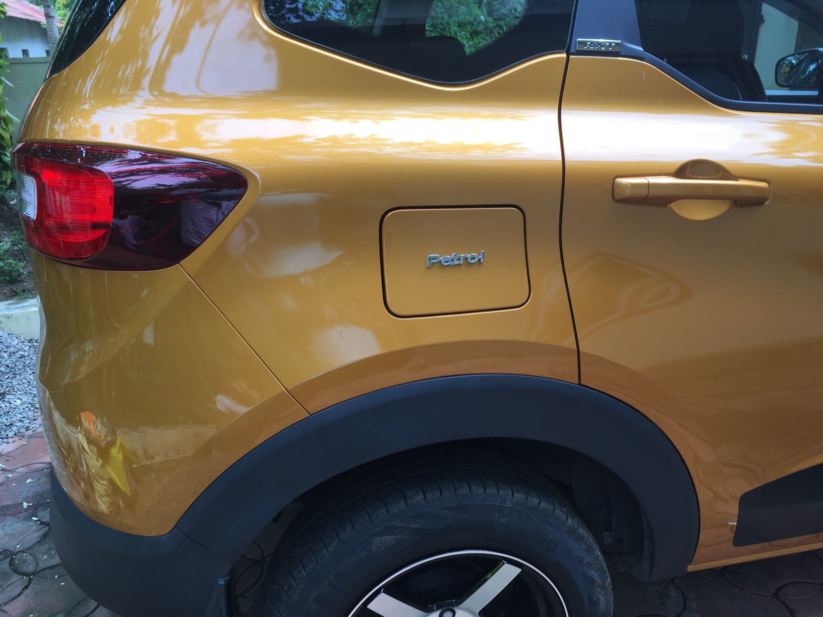 Petrol Sticker for Car Fuel Tank, Metal (Black) - caroxygen