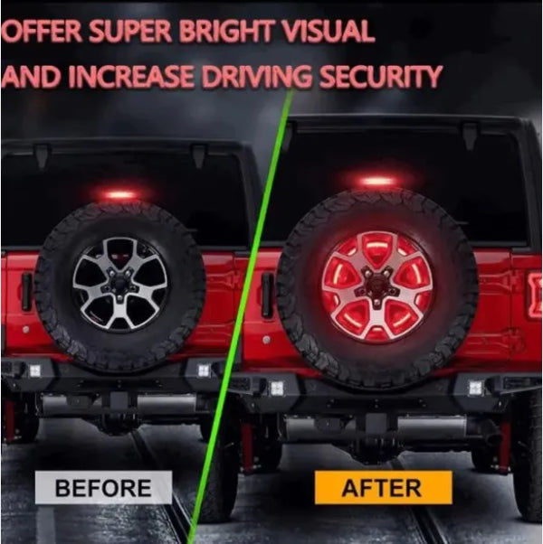 LED 3rd Third Spare Tire Wheel Light for New Thar ( Thar Stapney Light ...